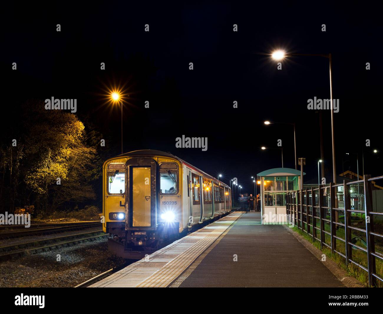 Transport For Wales class 150 sprinter train 150235 waiting to depart ...