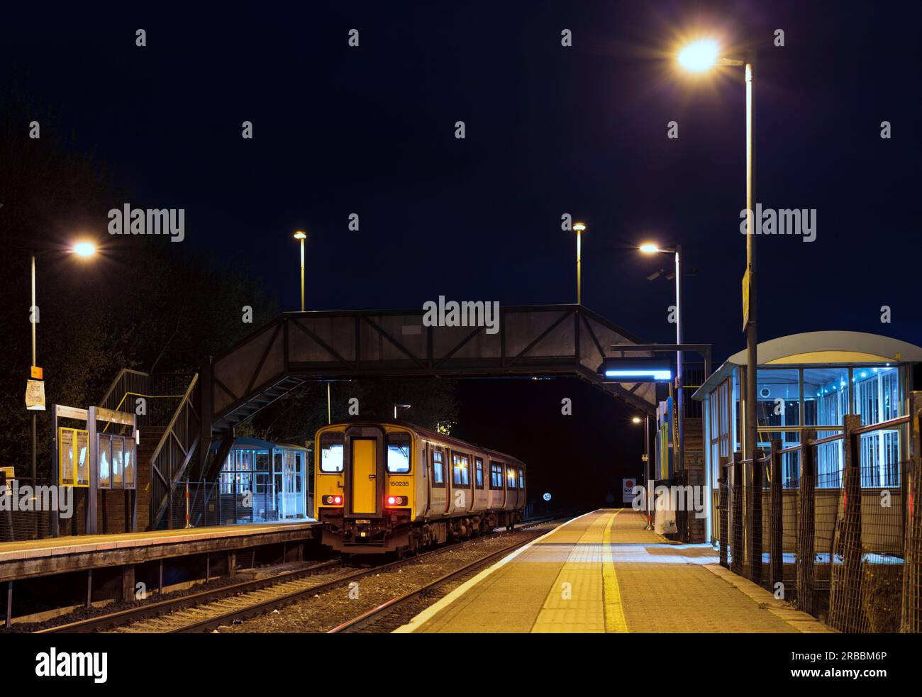 Transport For Wales class 150 sprinter train 150235 at Ystrad Rhondda ...
