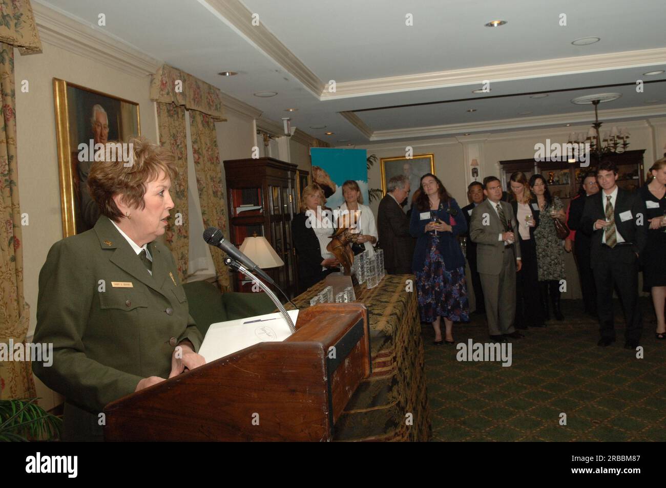 Ceremony bestowing the 2008 Harry Yount Ranger Award on Gary Moses, the ...