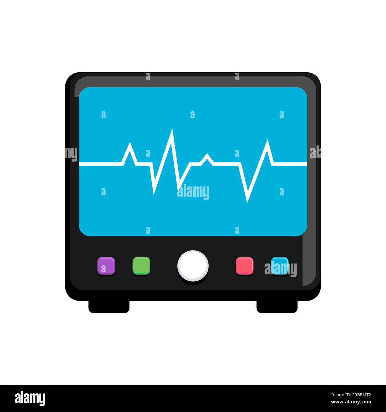 Red heartbeat line in Cut Out Stock Images & Pictures - Alamy