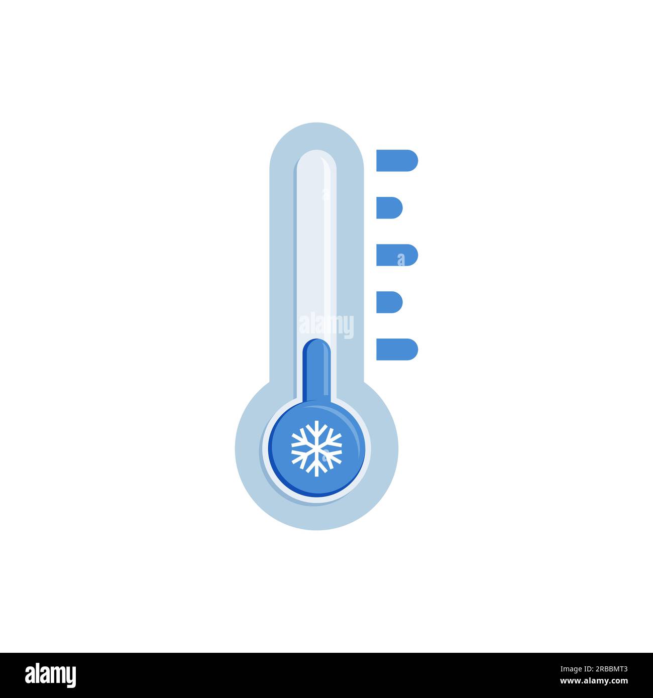 hot thermometer vector illustration in flat style design Stock Vector ...