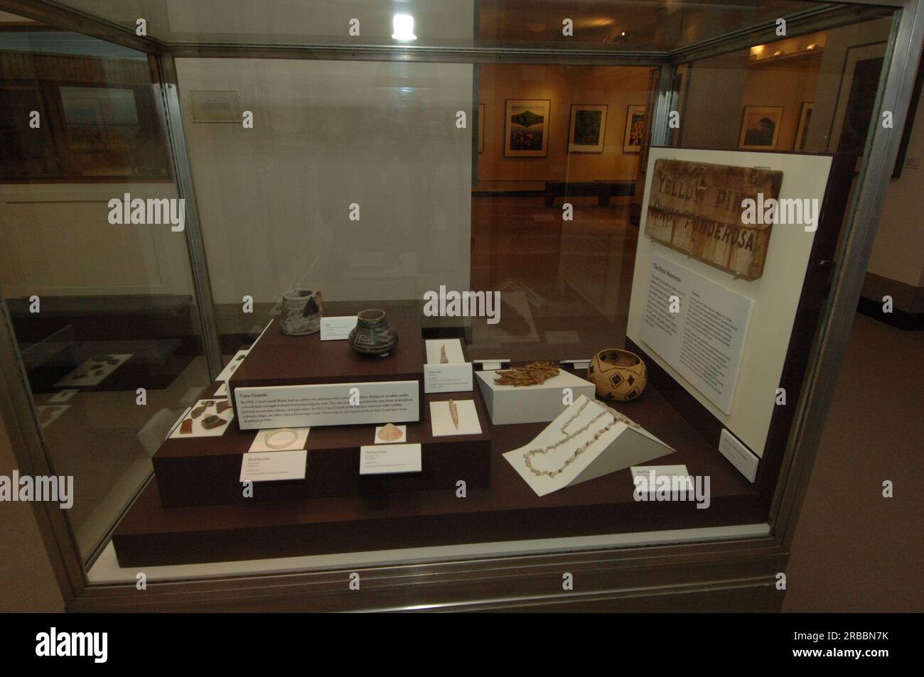 Interior Museum exhibits, viewing spaces Stock Photo - Alamy