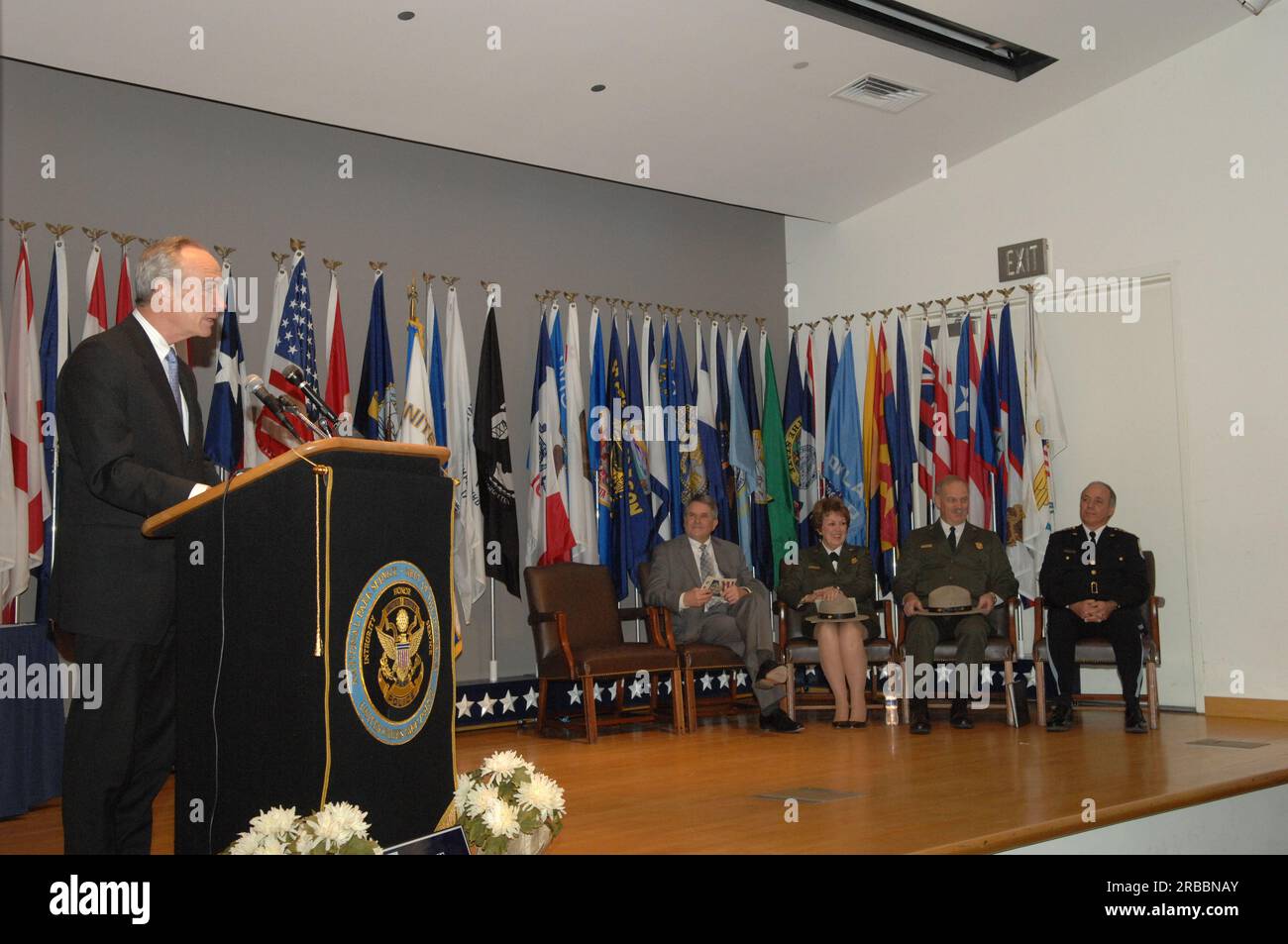 Swearing-in ceremony for U.S. Park Police Chief Salvatore Lauro, with ...
