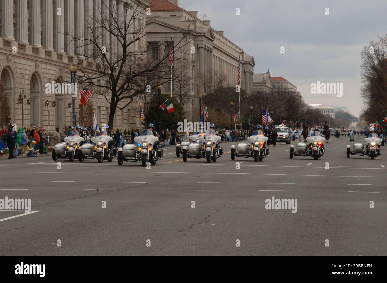 Annual St. Patrick's Day Parade along Constitution Avenue, Washington ...
