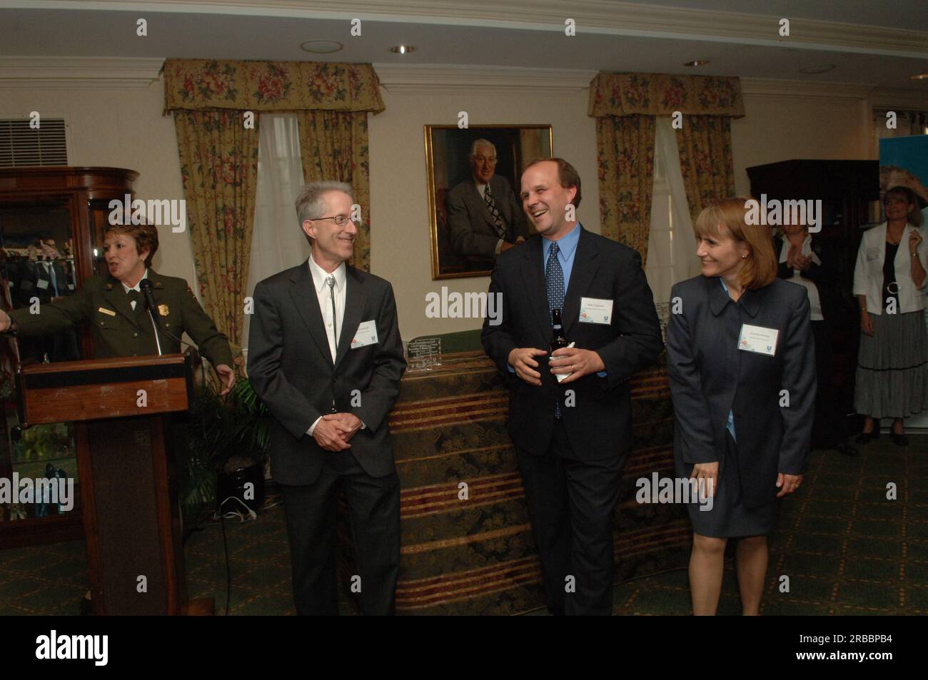 Ceremony bestowing the 2008 Harry Yount Ranger Award on Gary Moses, the ...