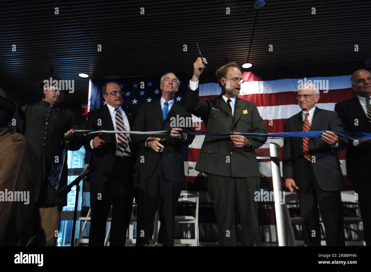 Opening ceremony unveiling the new Museum and Visitor Center at ...