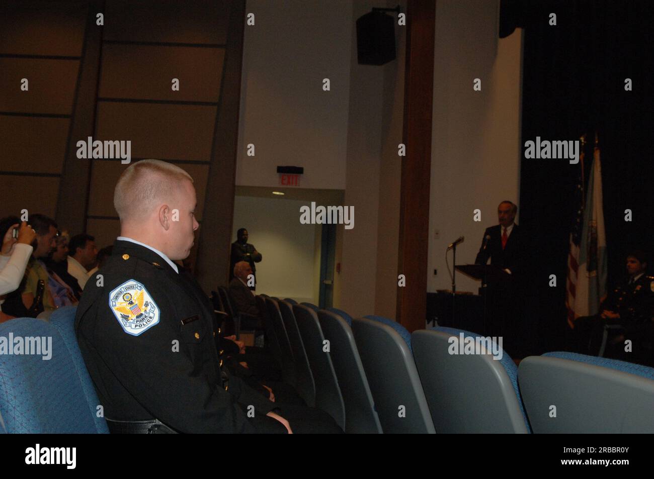 U.S. Park Police promotion ceremony, with Secretary Dirk Kempthorne ...