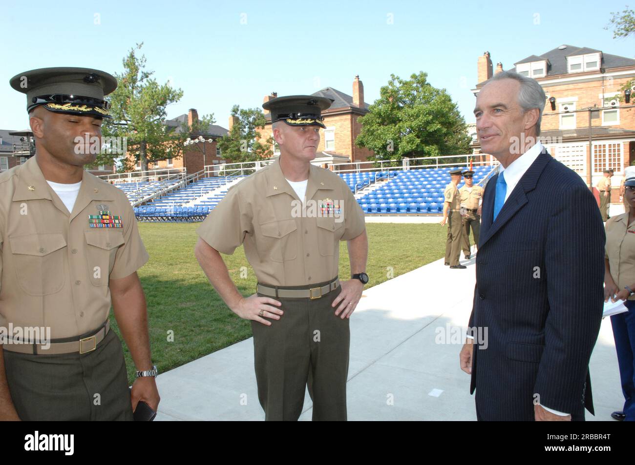 Visit of Secretary Dirk Kempthorne to the Marine Barracks, Washington ...