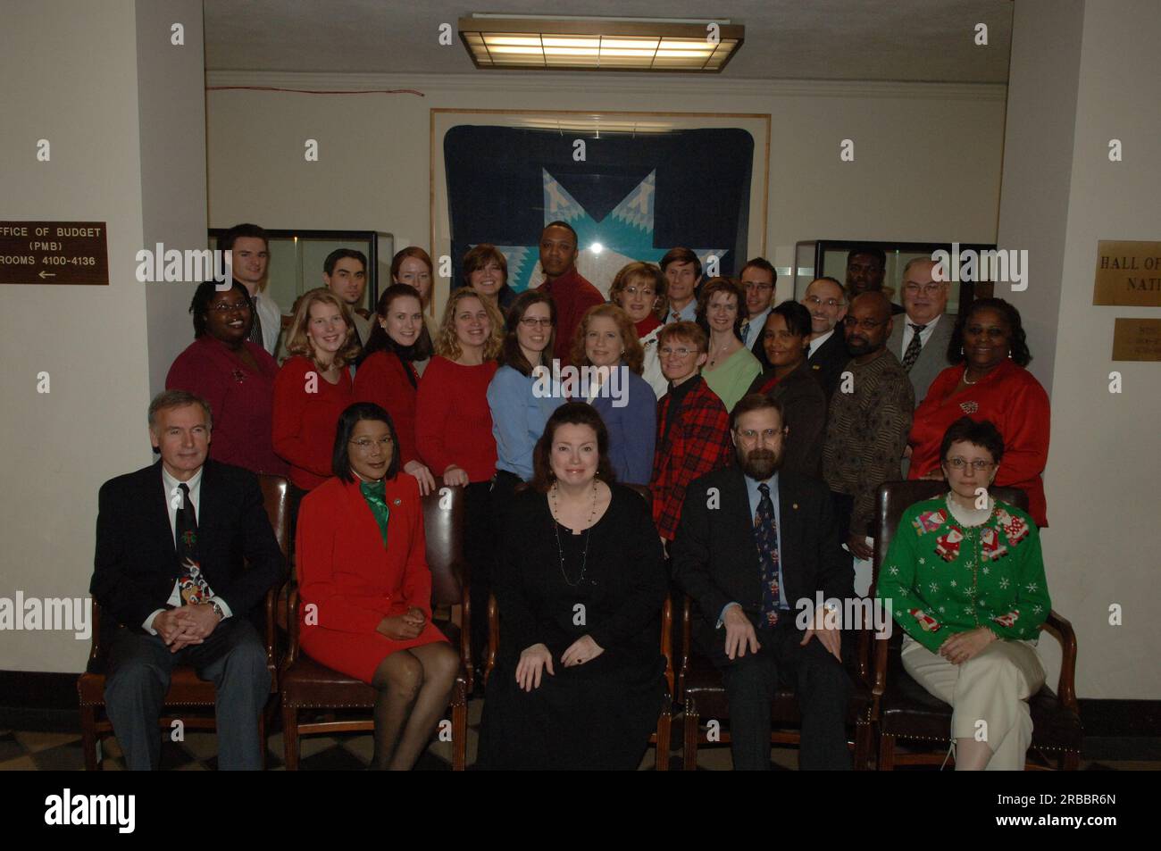 Group photo: Office of Budget Director Pamela Haze and staff, Main ...