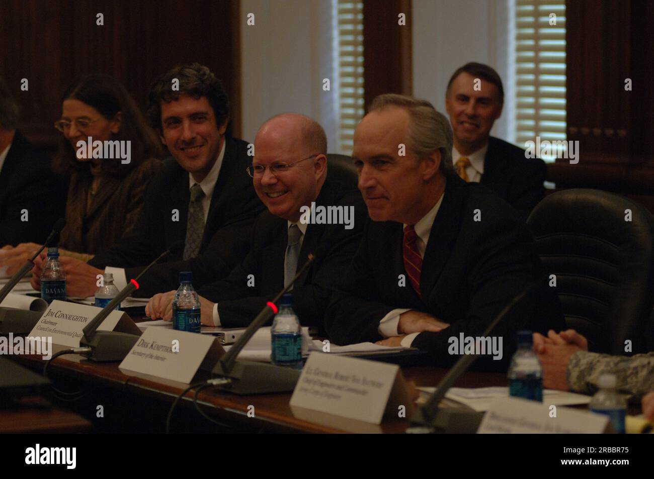 Meeting and press conference, hosted by Secretary Dirk Kempthorne at ...