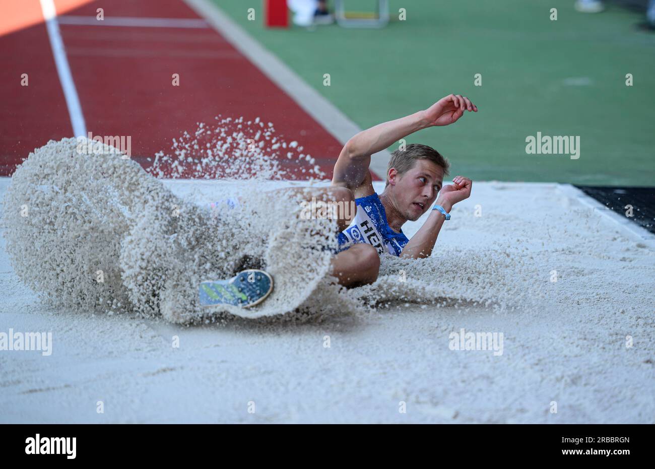 Kassel, Deutschland. 08th July, 2023. Winner Max HESS (LAC Erdgas ...