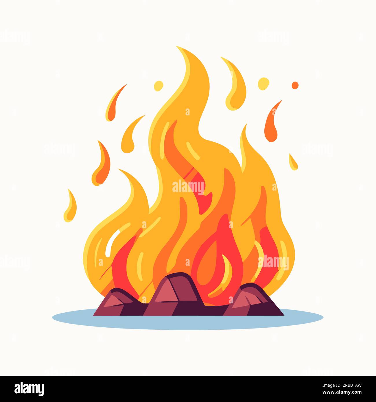 Bonfire Illustration