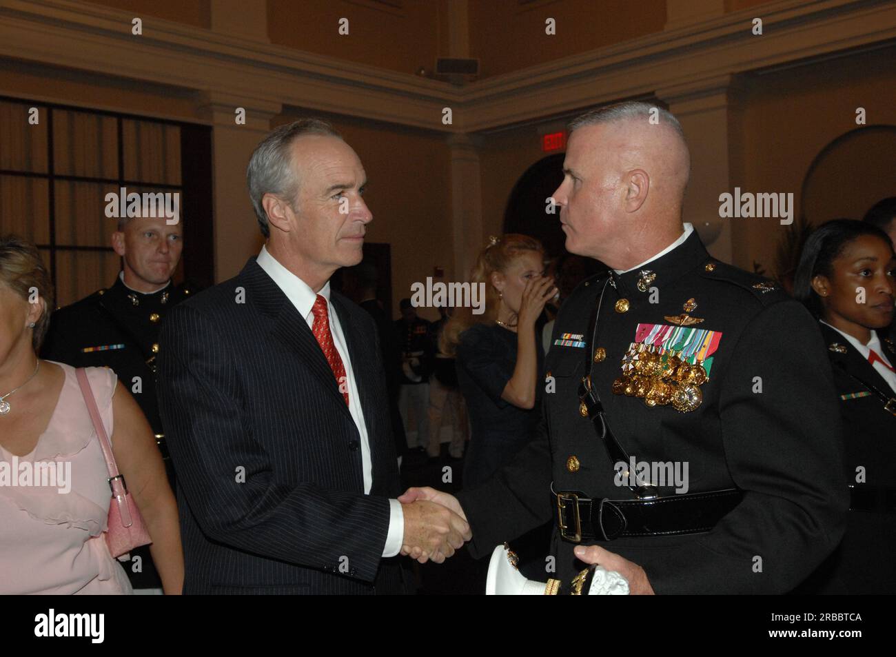 Visit of Secretary Dirk Kempthorne to the Marine Barracks, Washington ...