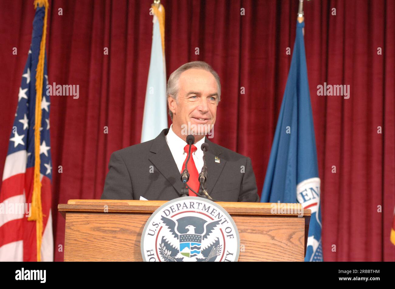 Visit of Secretary Dirk Kempthorne to Ellis Island, New York City, New ...