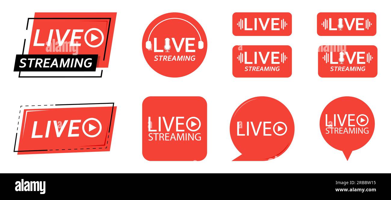 Live stream overlay hi-res stock photography and images - Alamy