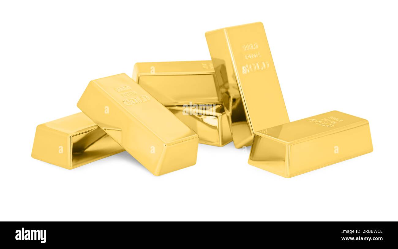 Pile pure gold bars hi-res stock photography and images - Alamy