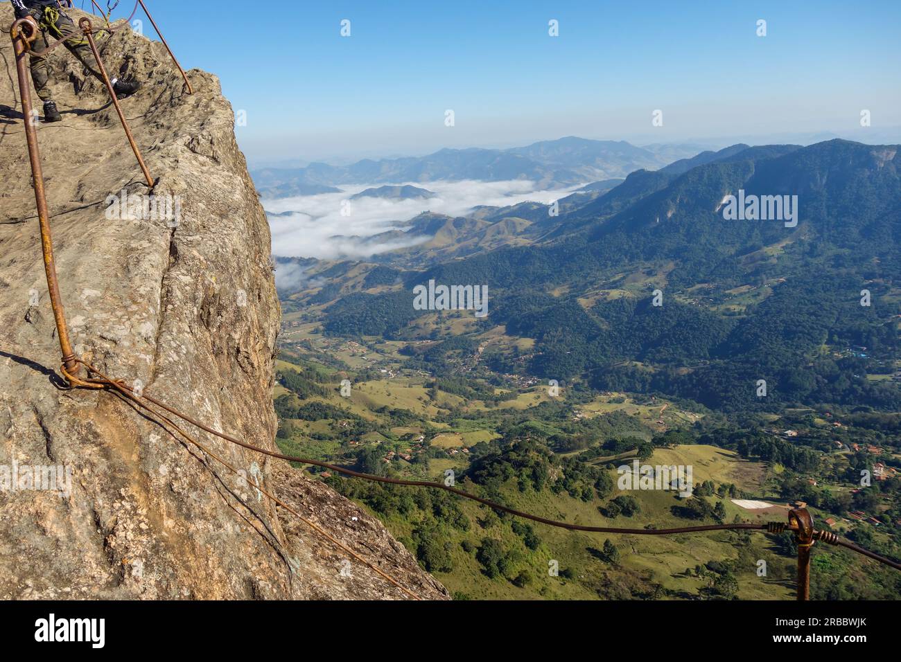 valley in the mountains of Serra da Mantiqueira, in Sao Bento do ...