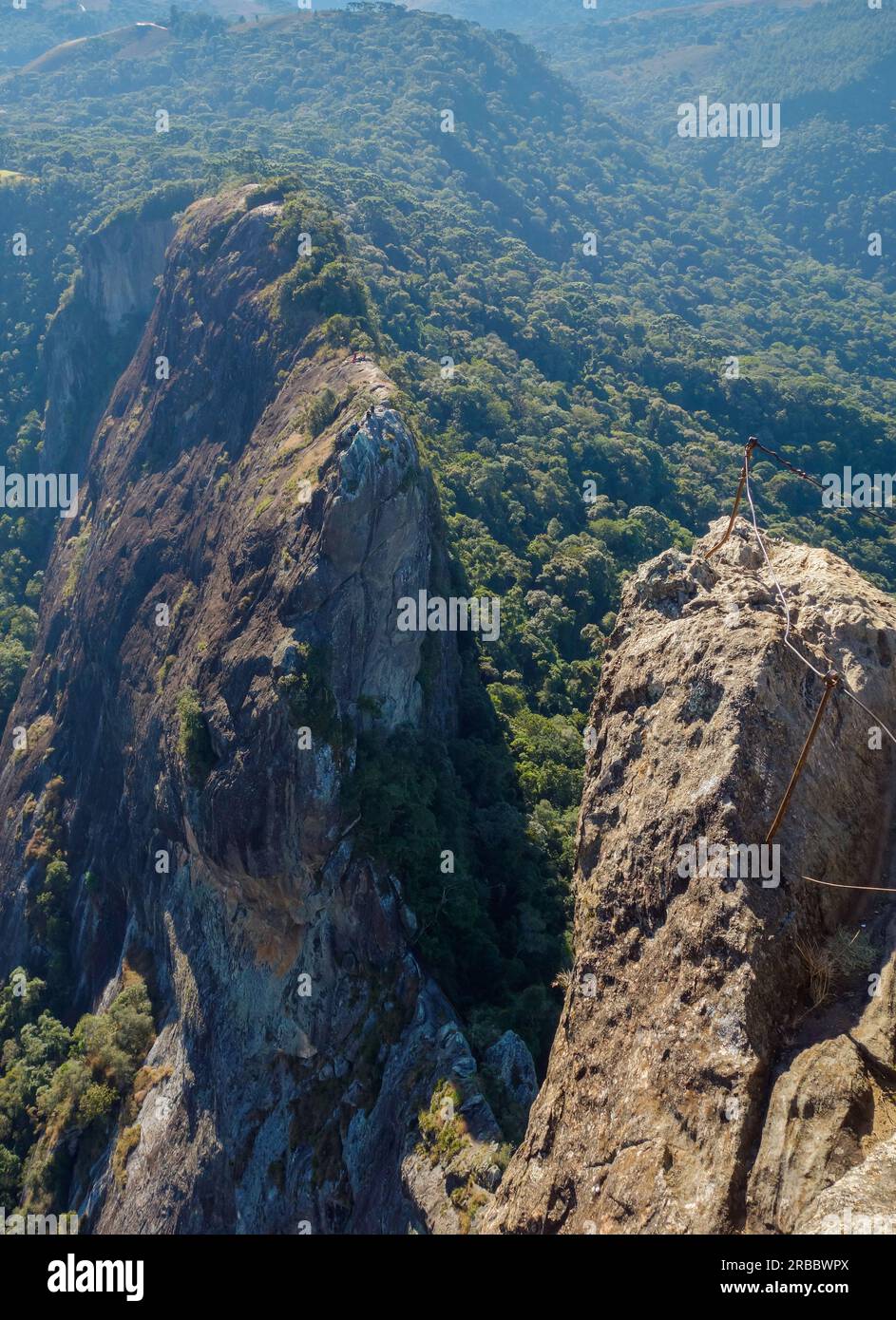 huge Pedra do Bau rock formation, in Sao Bento do Sapucai, Sao Paulo ...