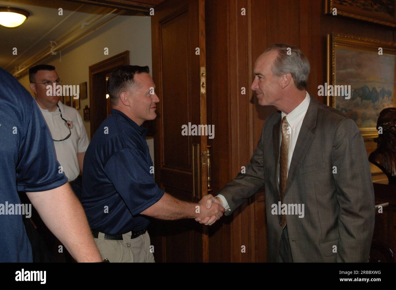 Secretary Dirk Kempthorne meeting at Main Interior with delegation of ...