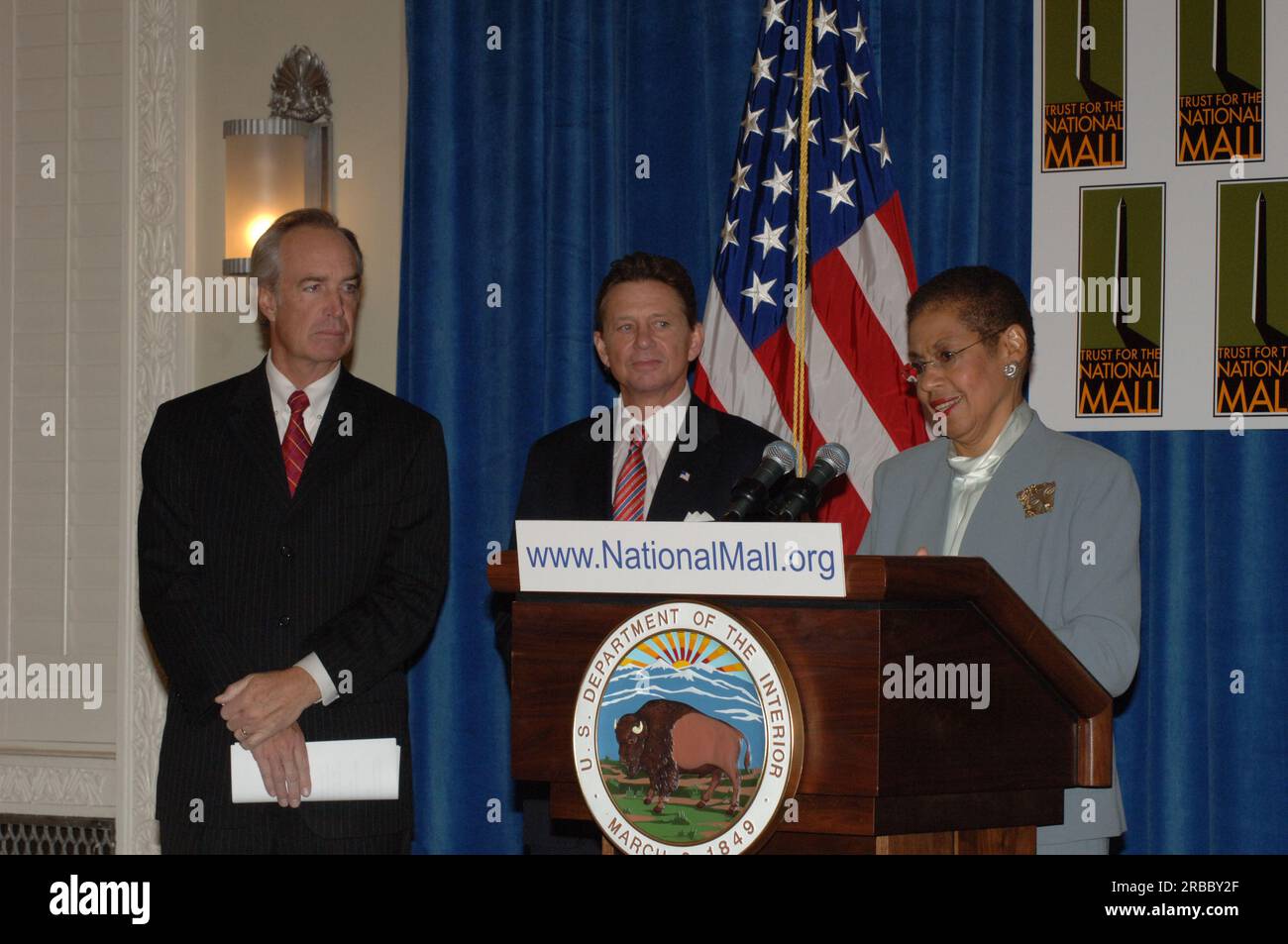 Press conference announcing the launch of the Trust of the National ...