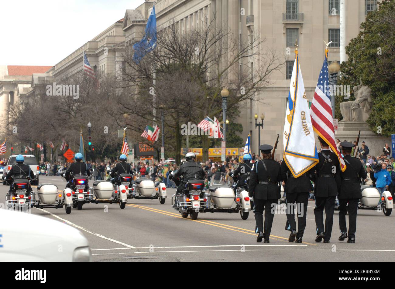 Annual St. Patrick's Day Parade along Constitution Avenue, Washington ...