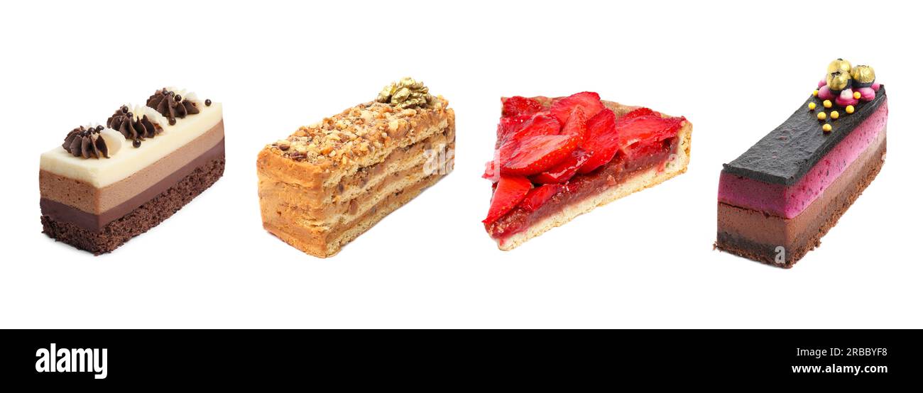 Set different berry cakes hi-res stock photography and images - Alamy