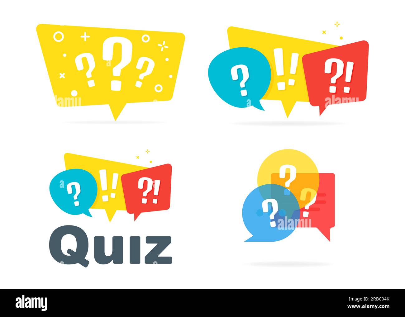 Quiz logo Stock Vector Images - Alamy
