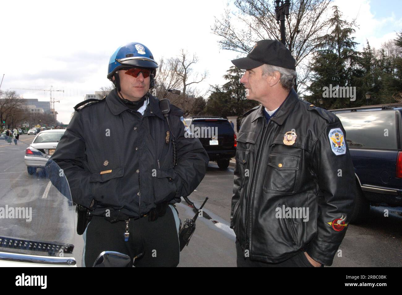 U.S. Park Police motorcycle unit on hand for annual St. Patrick's Day ...