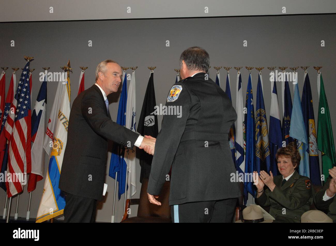 Swearing-in ceremony for U.S. Park Police Chief Salvatore Lauro, with ...