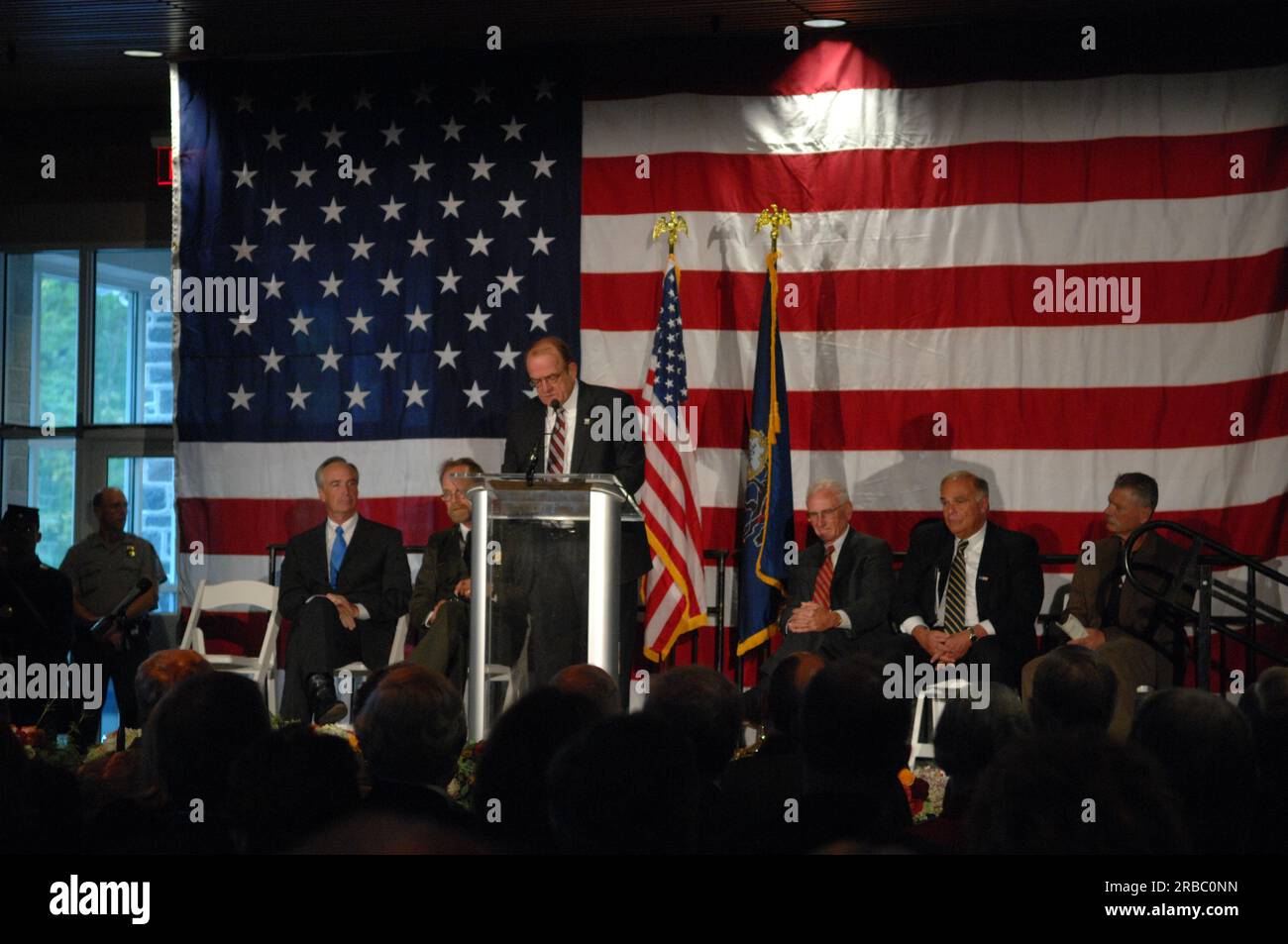 Opening ceremony unveiling the new Museum and Visitor Center at ...
