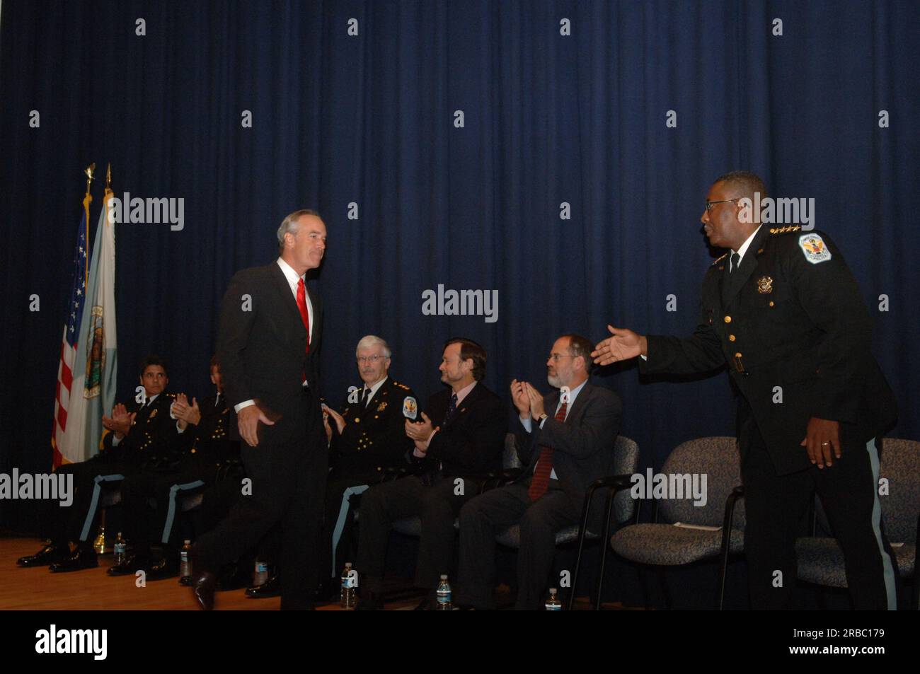 U.S. Park Police promotion ceremony, with Secretary Dirk Kempthorne ...
