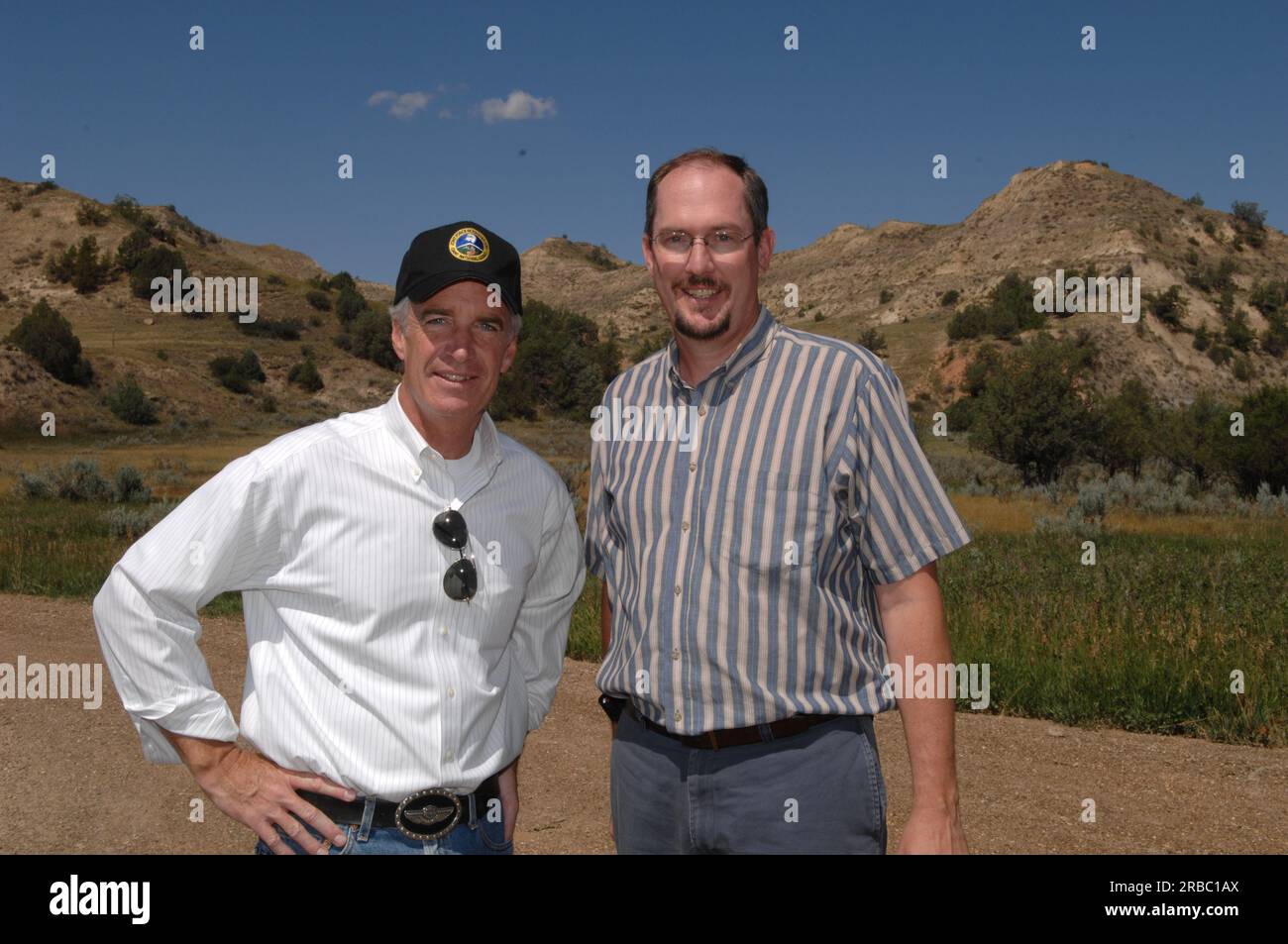 Visit of Secretary Dirk Kempthorne and aides to Theodore Roosevelt ...