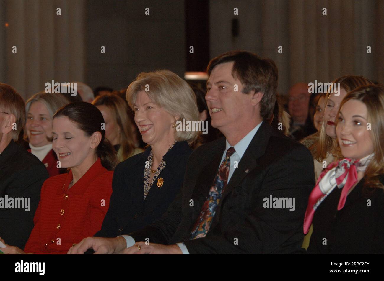 Farewell gathering at Main Interior for Secretary Gale Norton, with ...