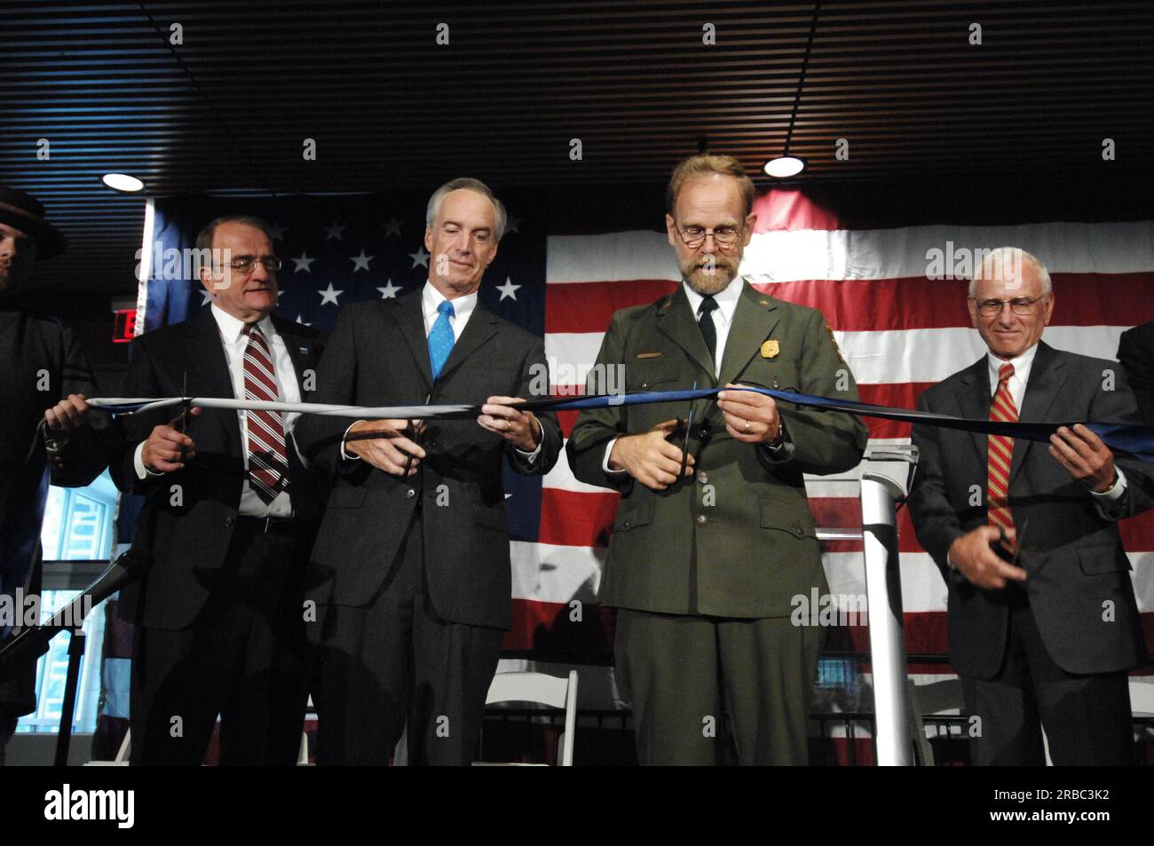 Opening ceremony unveiling the new Museum and Visitor Center at ...