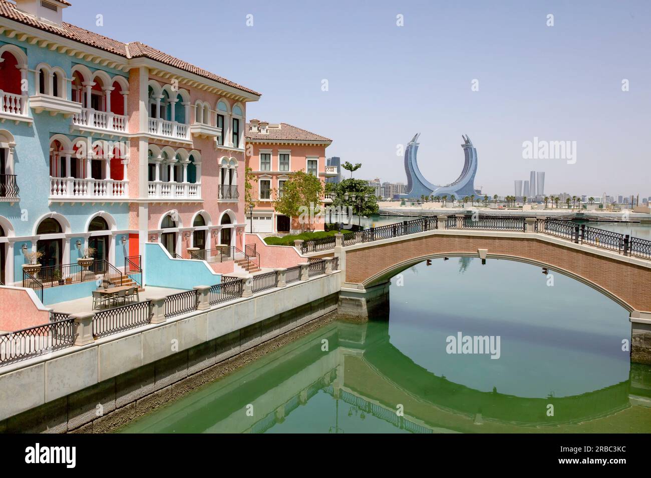 Lusail fairmont hotel marina district hi-res stock photography and ...