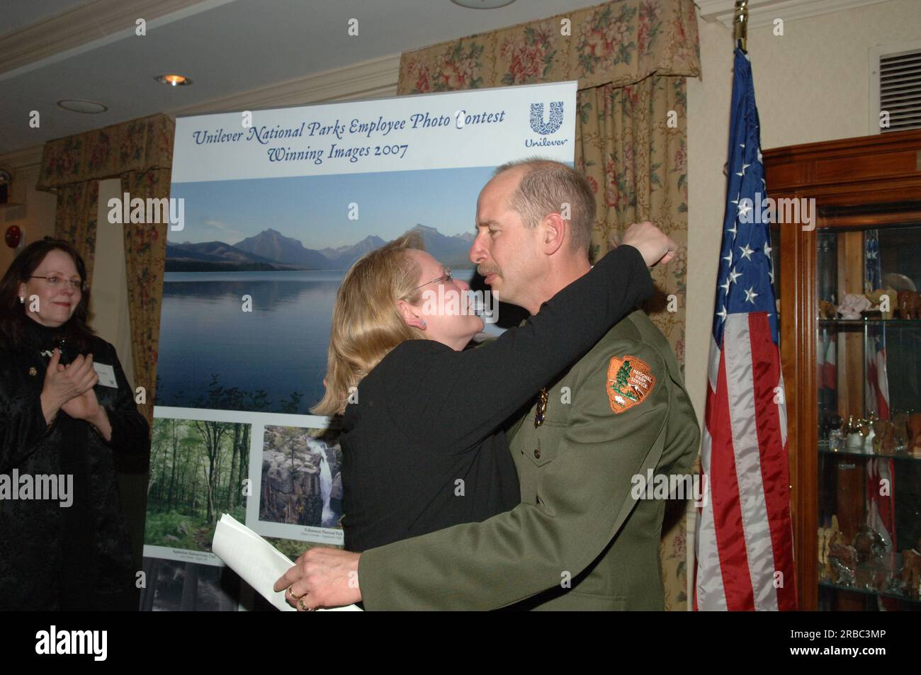 Ceremony bestowing the 2008 Harry Yount Ranger Award on Gary Moses, the ...