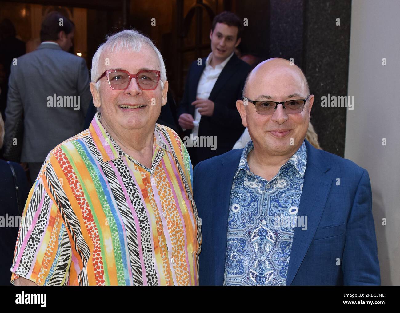 London, UK. 06th July, 2023. Christopher Biggins and Neil Sinclair ...