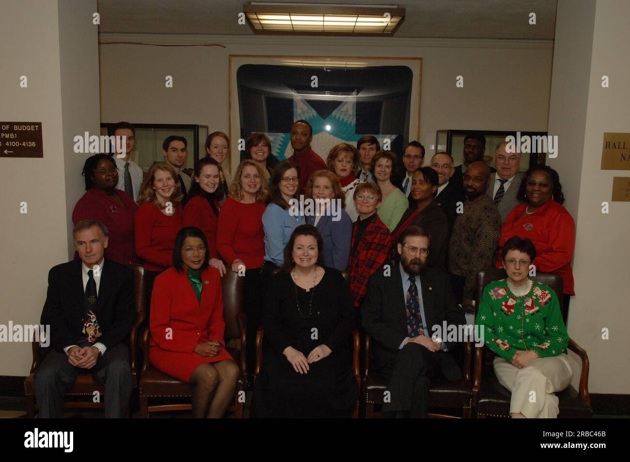 Group photo: Office of Budget Director Pamela Haze and staff, Main ...