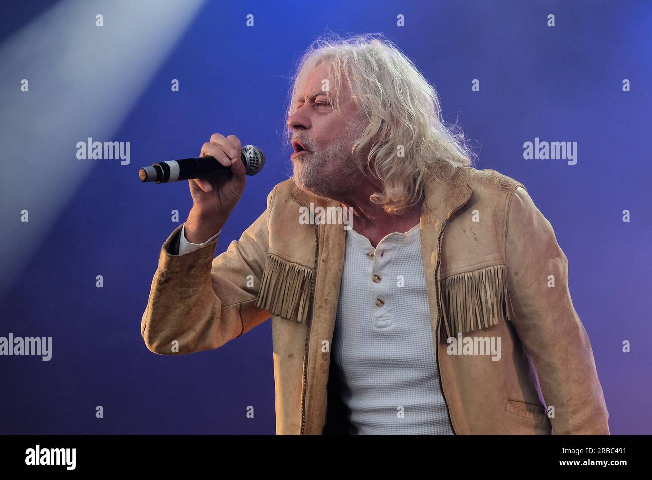 Southampton, UK. 08th July, 2023. Robert Frederick Zenon Geldof KBE ...