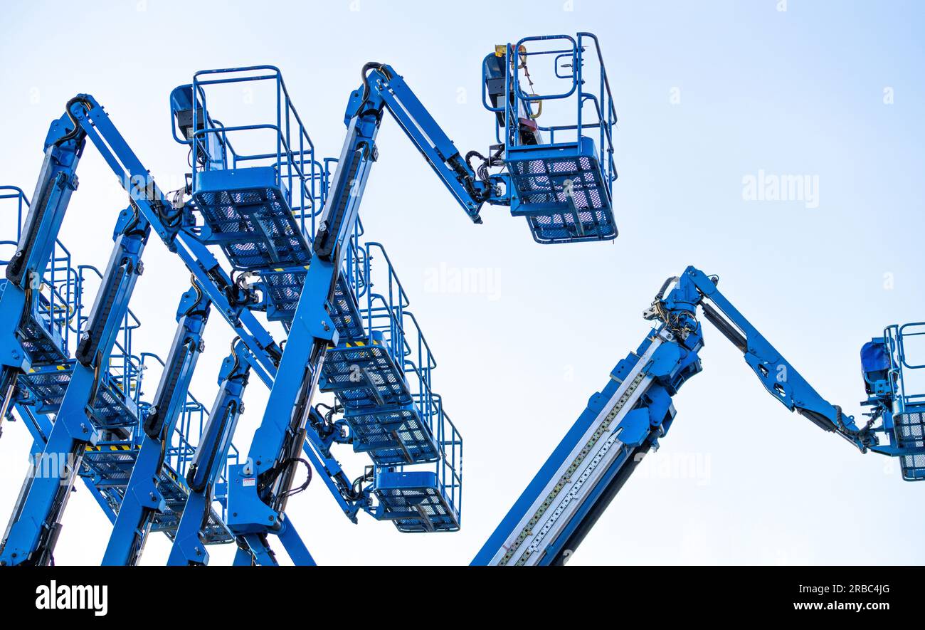 Articulated boom lift. Aerial platform lift. Telescopic boom lift ... Articulated boom lift. Aerial platform lift. Telescopic boom lift ...