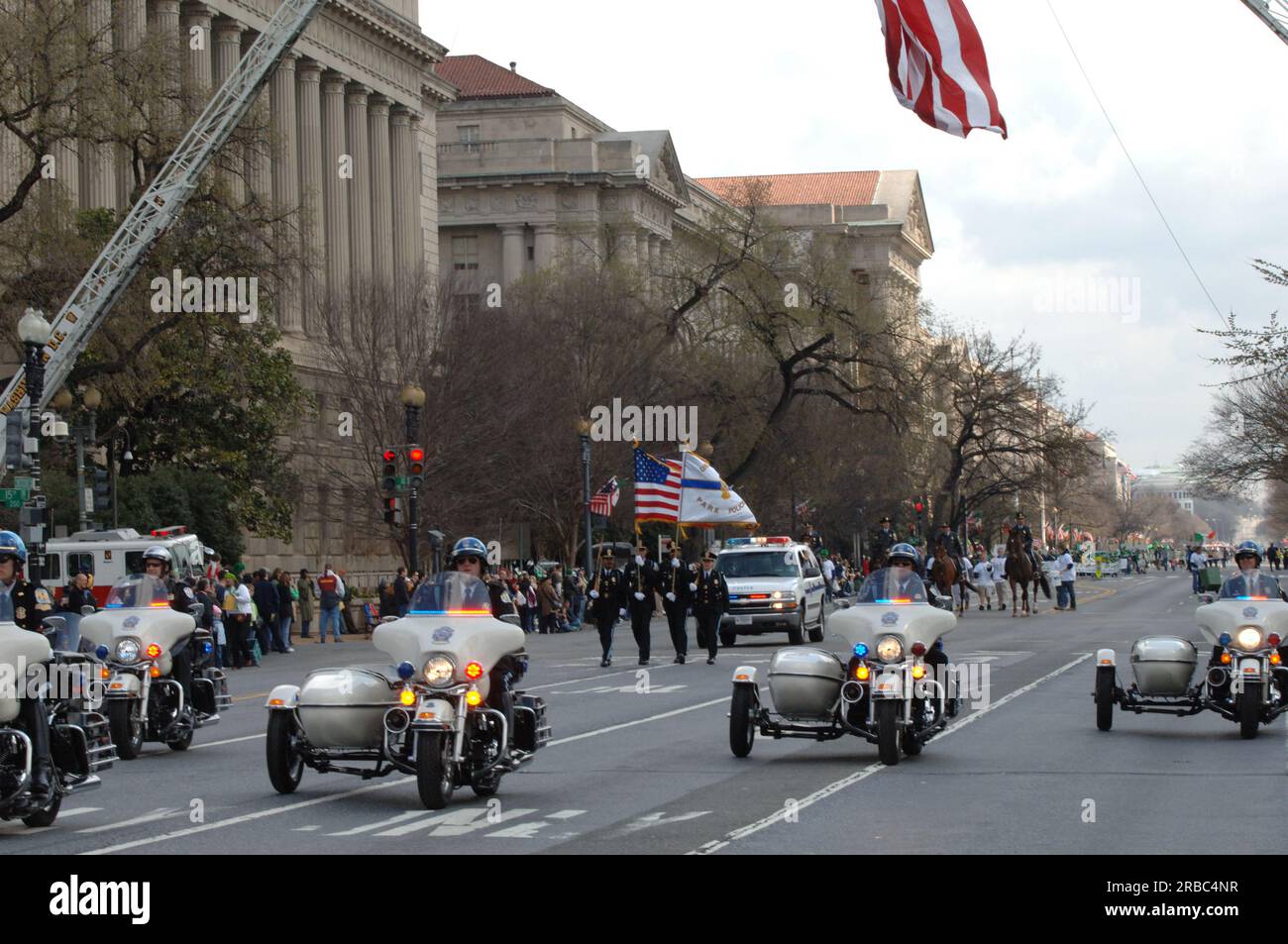 Annual St. Patrick's Day Parade along Constitution Avenue, Washington ...