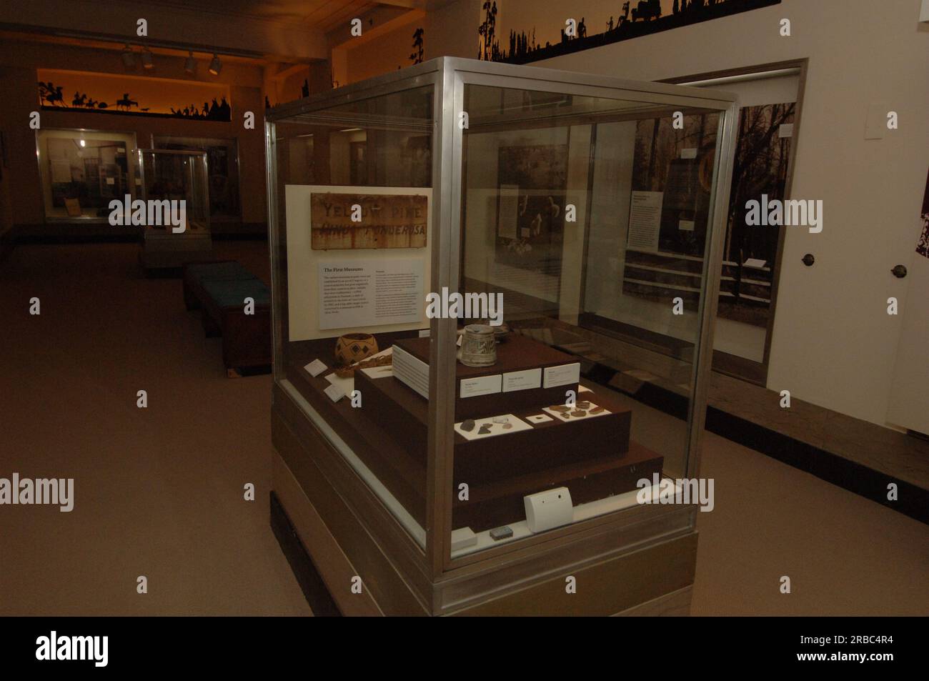 Interior Museum exhibits, viewing spaces Stock Photo - Alamy