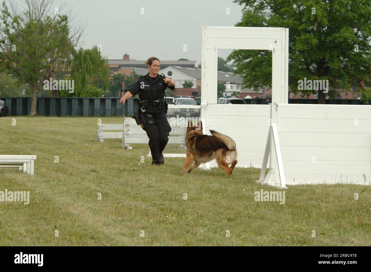Law enforcement canine exercises on the occasion of the U.S. Park ...
