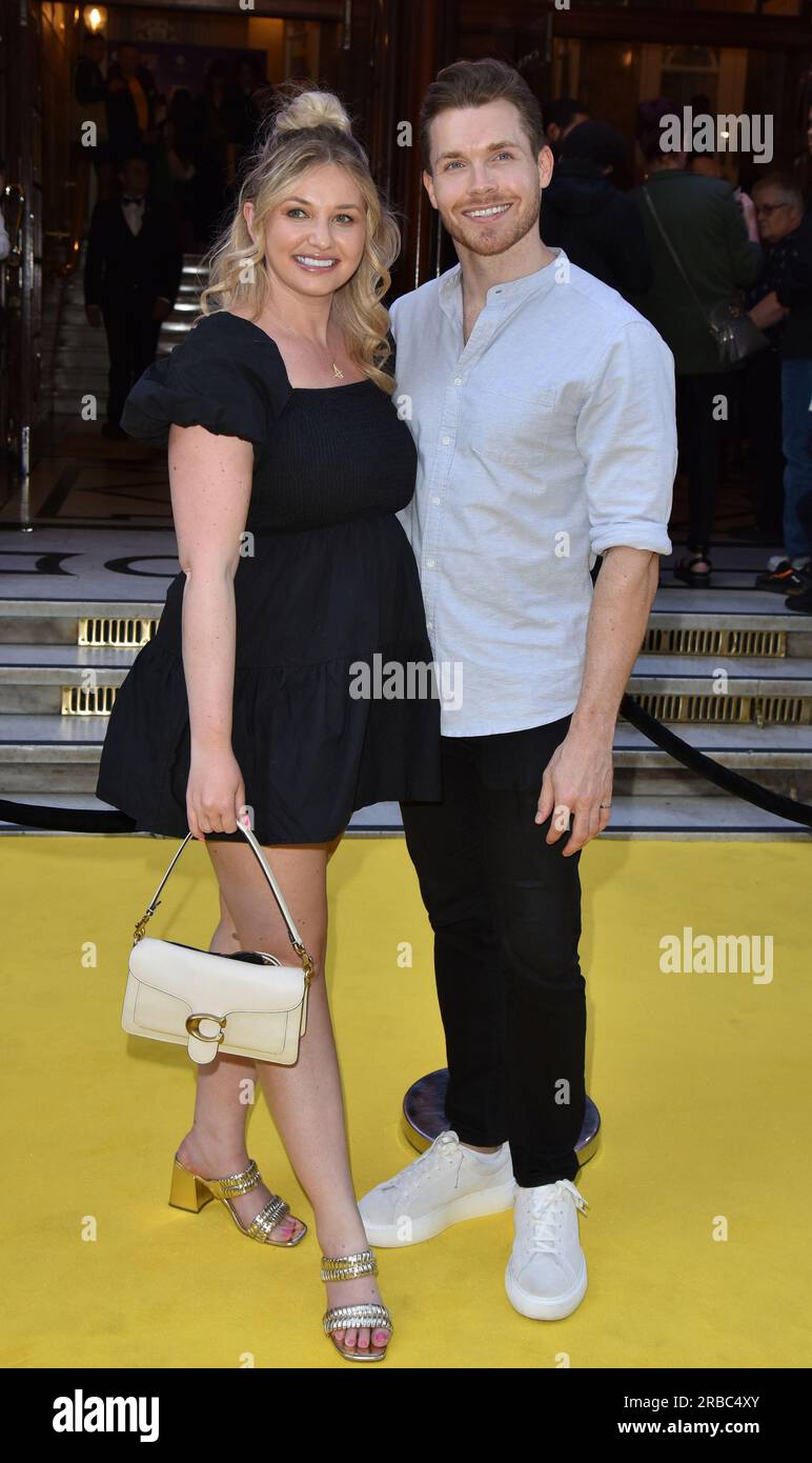 London, UK. 06th July, 2023. Amy Hart and Sam Rason arrive at the ...