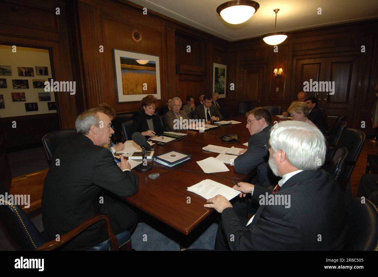 Secretary Dirk Kempthorne, National Park Service (NPS) Director Mary ...