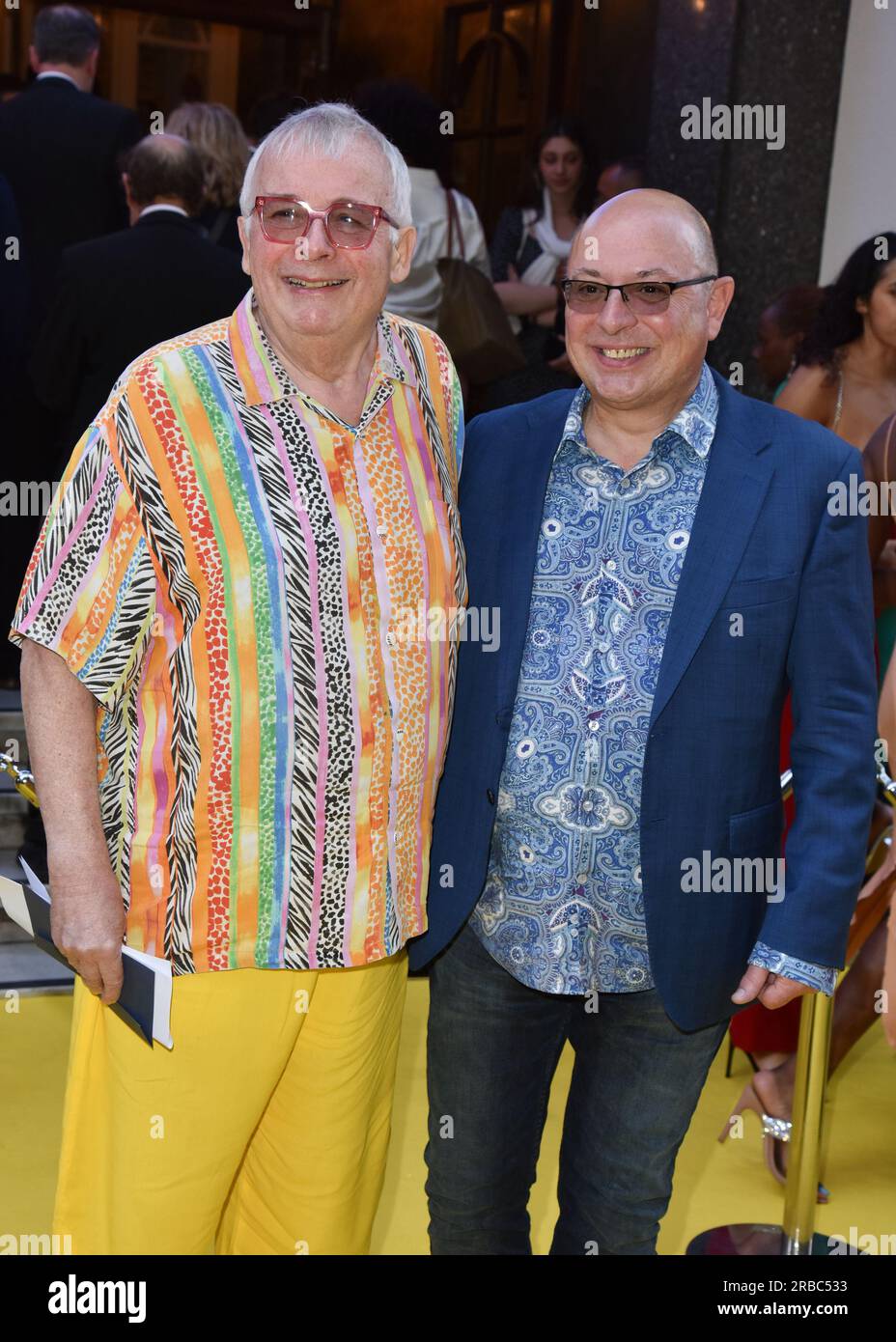 London, UK. 06th July, 2023. Christopher Biggins and Neil Sinclair ...