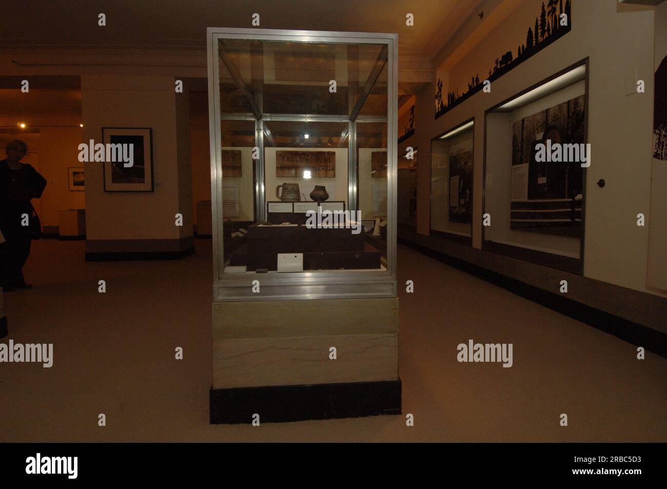 Interior Museum exhibits, viewing spaces Stock Photo - Alamy