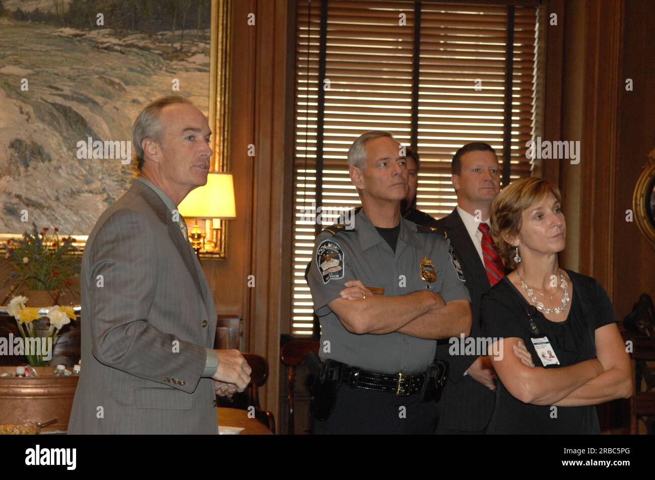 Secretary Dirk Kempthorne meeting at Main Interior with delegation of ...