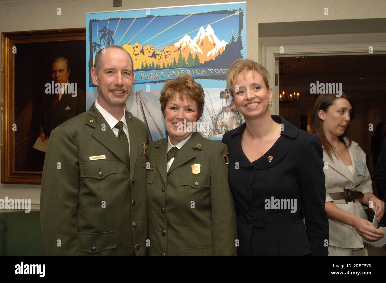 Ceremony bestowing the 2008 Harry Yount Ranger Award on Gary Moses, the ...