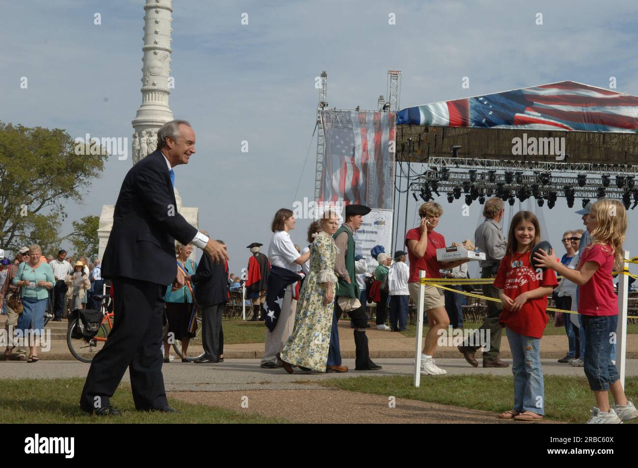 Visit of Secretary Dirk Kempthorne to Yorktown, Virginia to deliver the ...